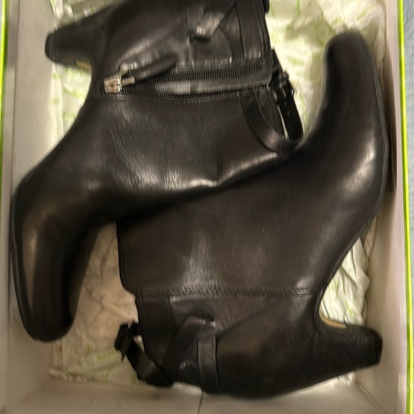Sam Edelman | Shoes | New Sam Edelman Maddox Black Leather Ankle ...
